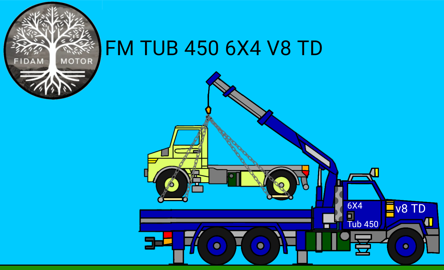 FM TUB 450 6x4 v8 TD - ibisPaint
