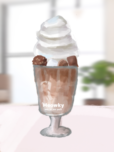 chocolate milkshake - ibisPaint