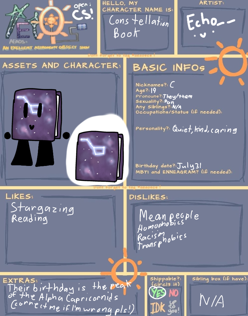 AEAOS Character (Constellation book) - ibisPaint