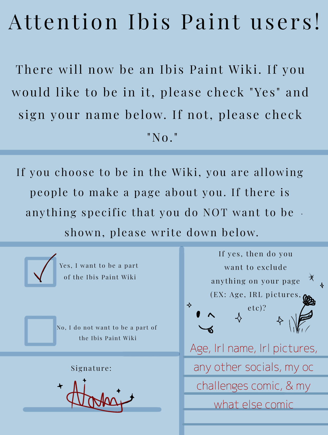 Wiki signature - Event - ibisPaint