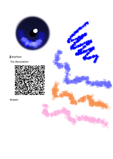 İris decoration brush - ibisPaint