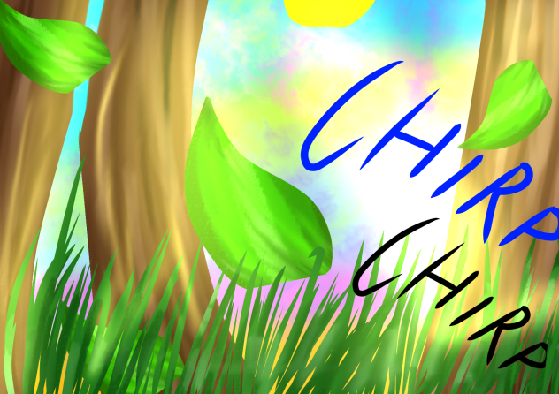 Beautiful Morning in the forest - ibisPaint