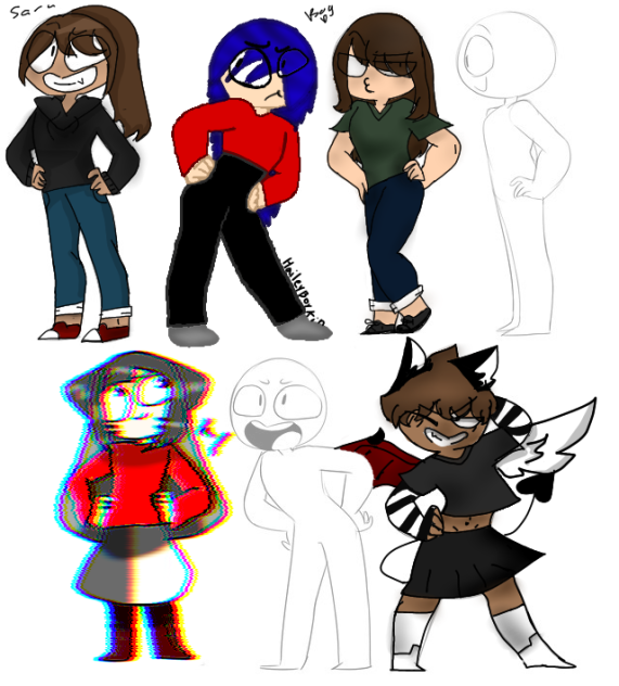 Pose collab #3 - ibisPaint