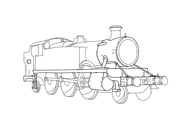 Gwr large prairie tank - ibisPaint