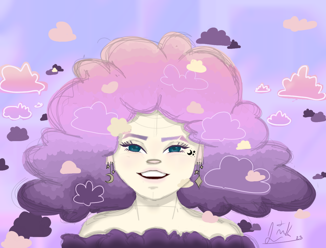 cloud girl - ibisPaint