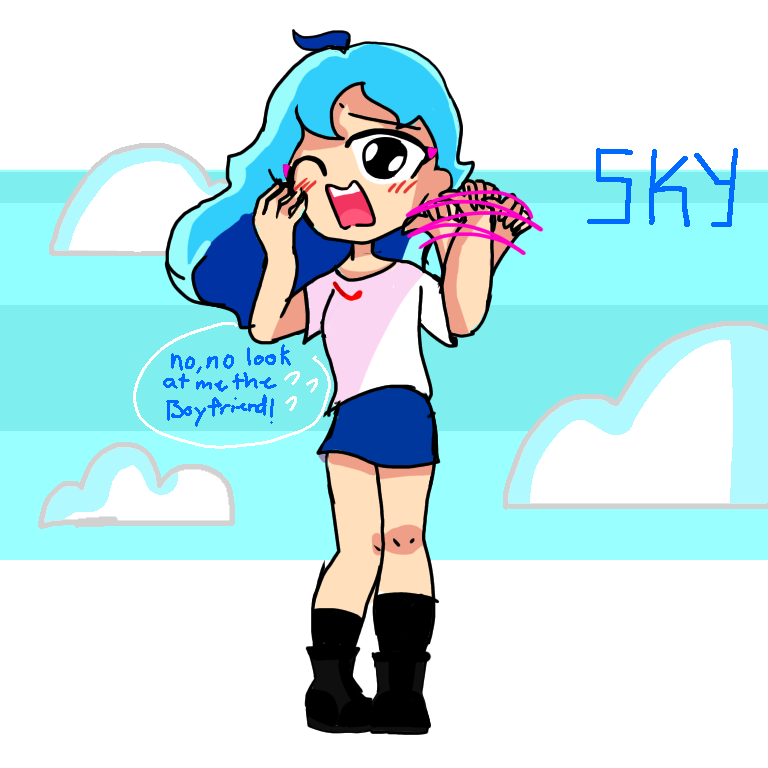 Sky fnf - ibisPaint