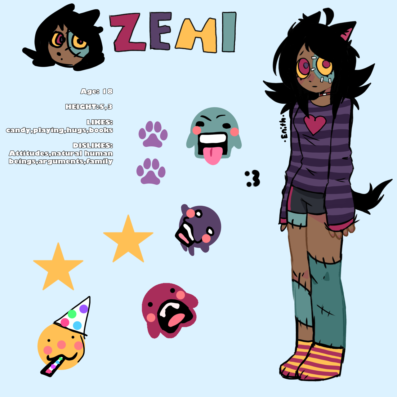 My best oc zemi - ibisPaint