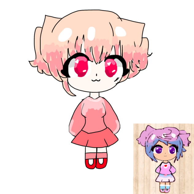 I tried to edit my oldest editing style - ibisPaint