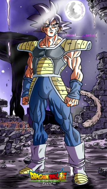 drawing bardock...base form - ibisPaint