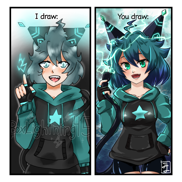 I draw you draw with Box Lightning 45 - ibisPaint