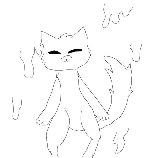 White latex wolf - ibisPaint