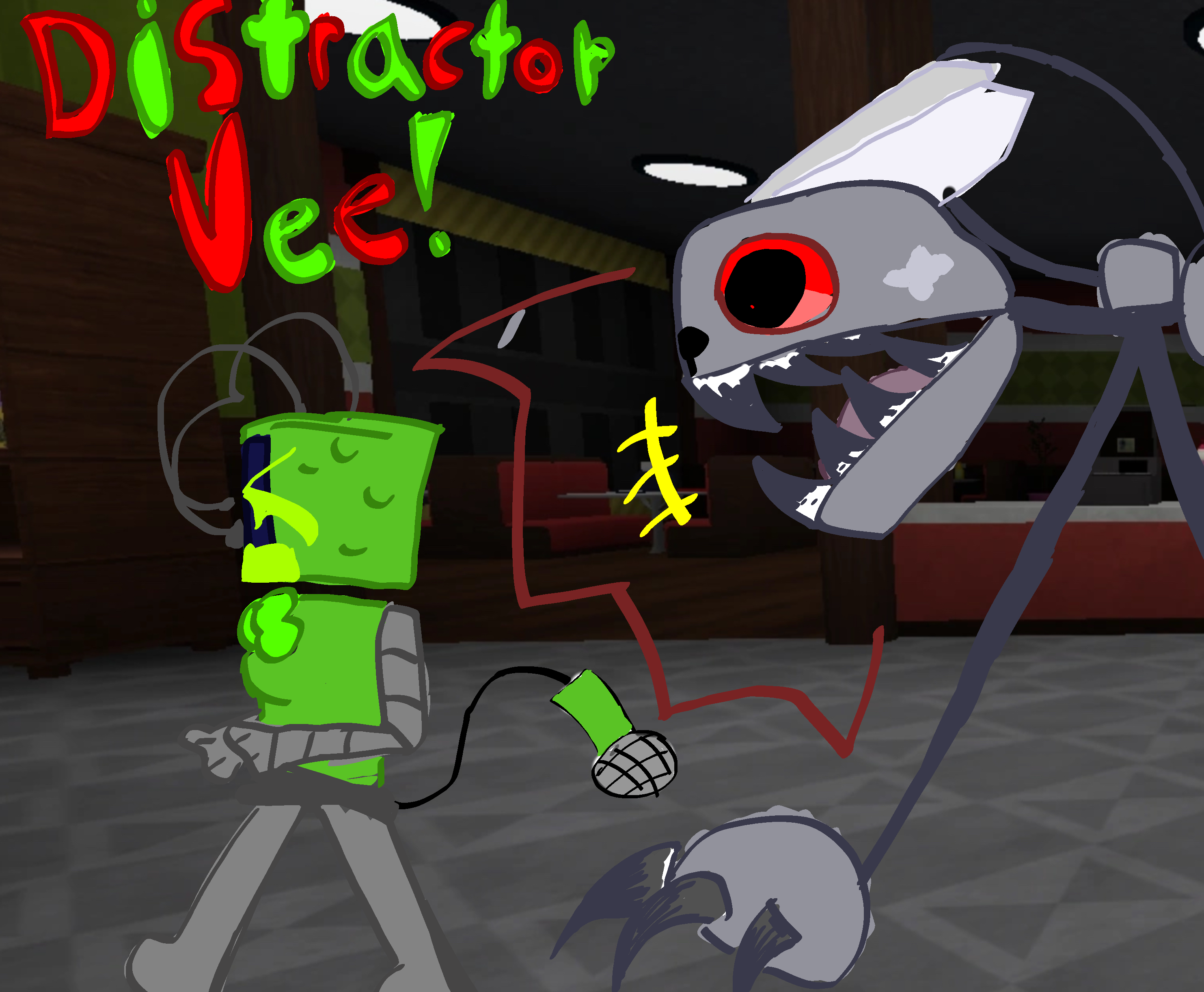 Distractor Vee! - ibisPaint