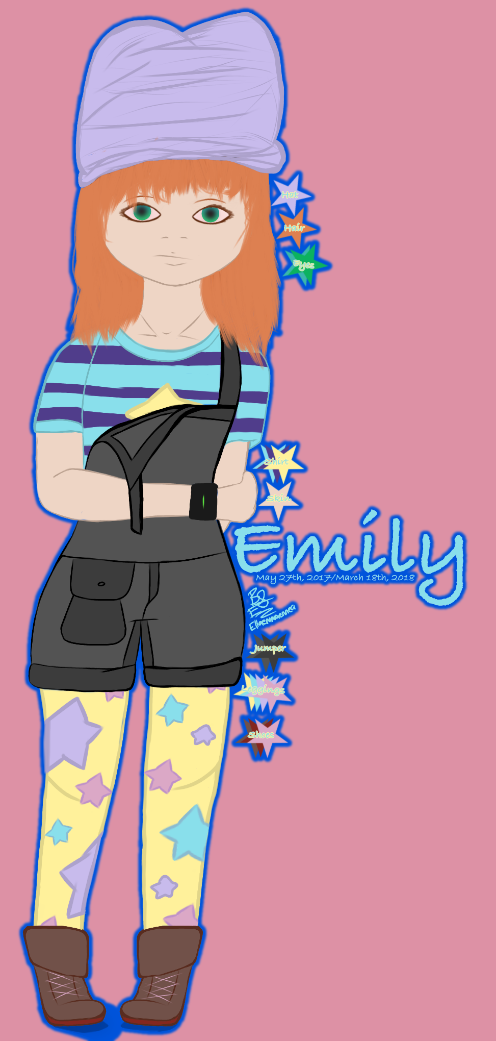 OC Emily Character Reference - ibisPaint