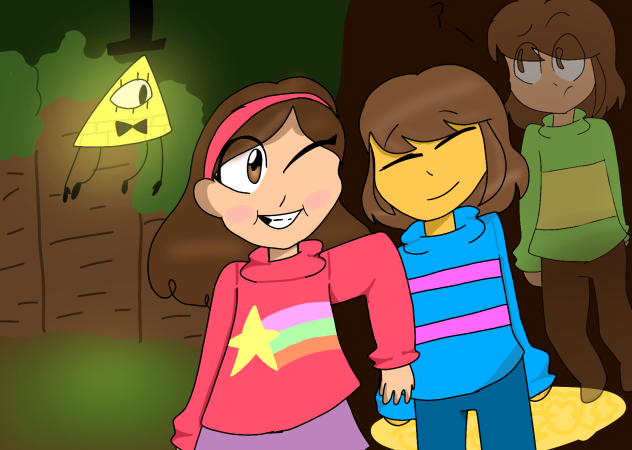 Gravity Falls x Undertale crossover - ibisPaint