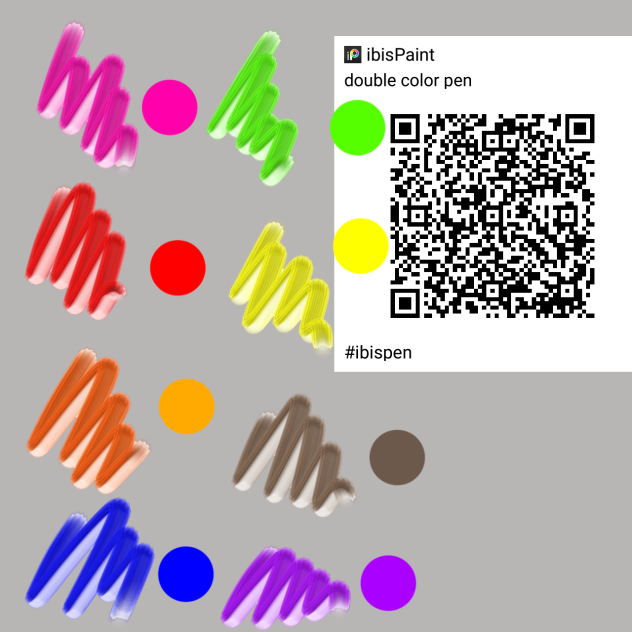 Double color pen - ibisPaint