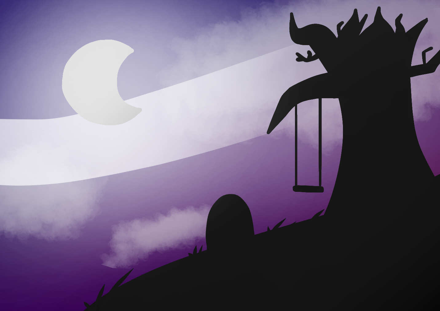 Midnight art for zoom backgrounds OwO - ibisPaint