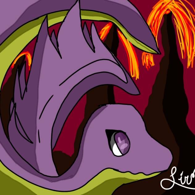 the little dragon - ibisPaint