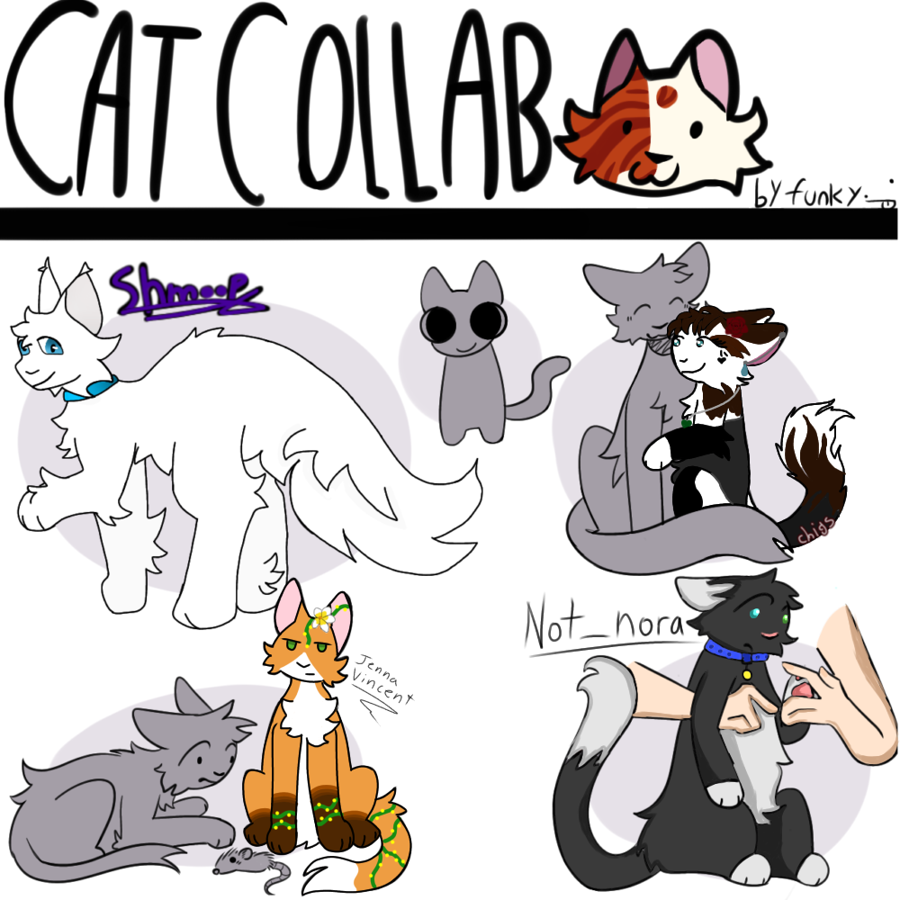 Cat collab! - ibisPaint