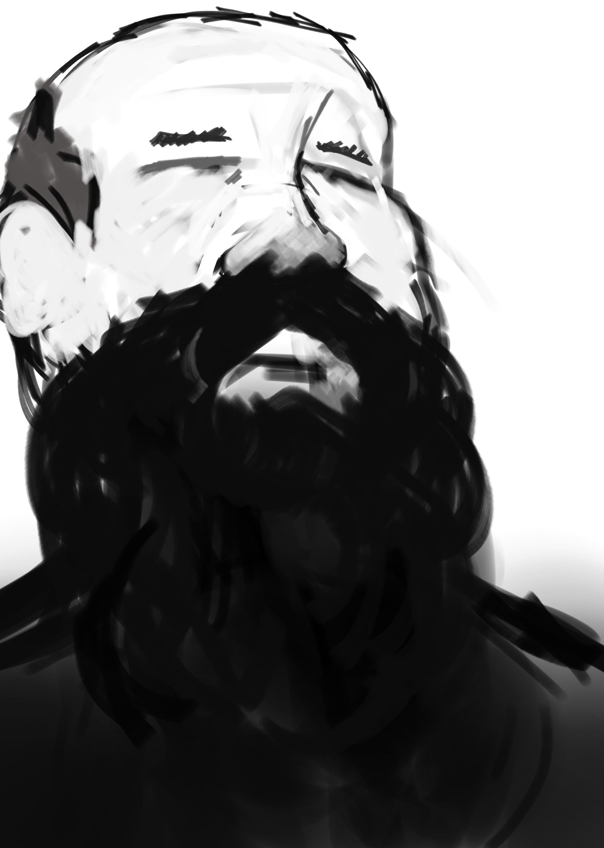 bearded grandfather - ibisPaint