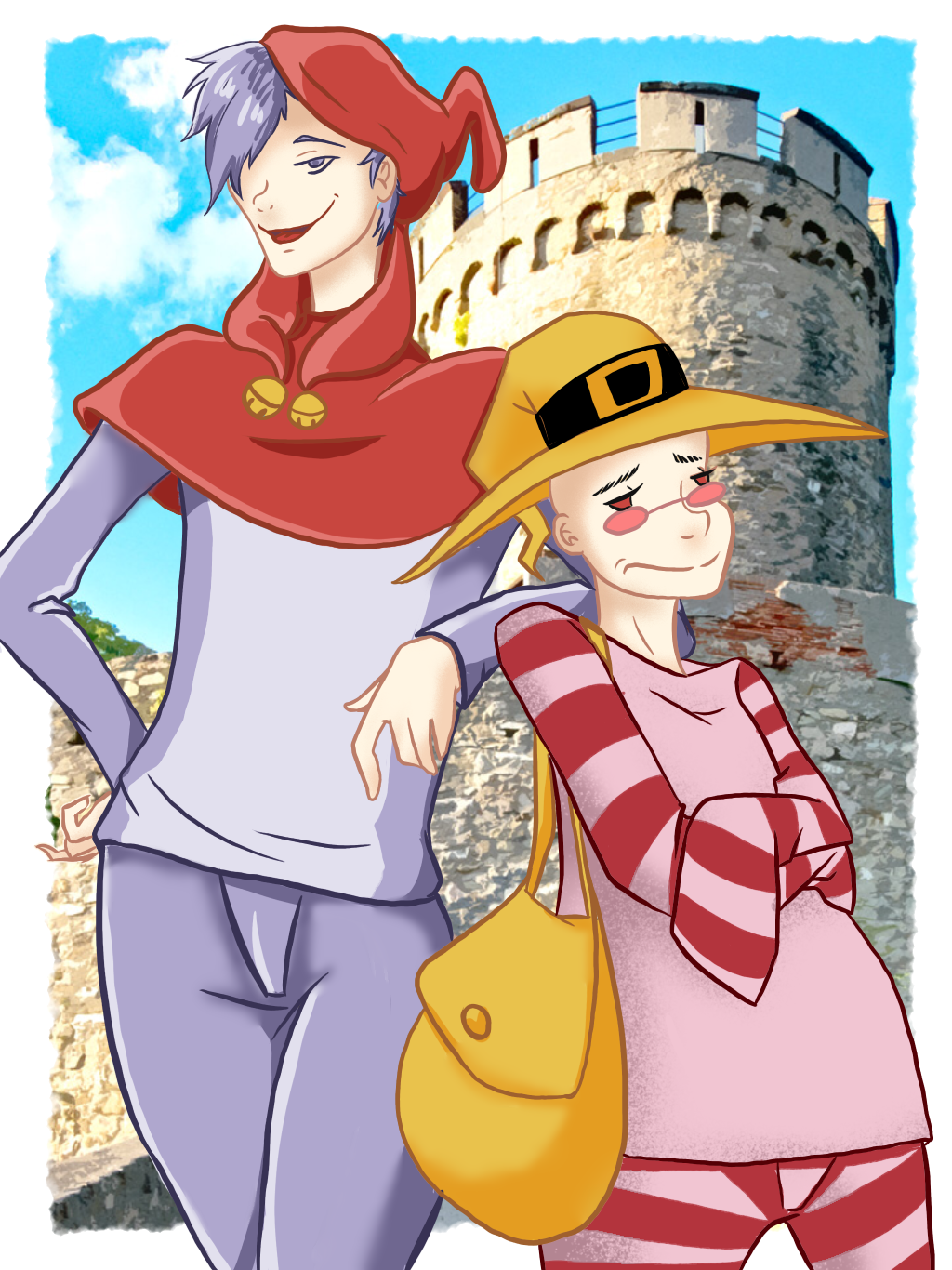 yoyo and doc croc - ibisPaint