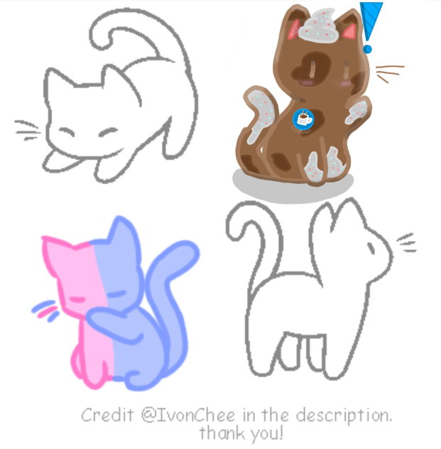 Cat collab - ibisPaint