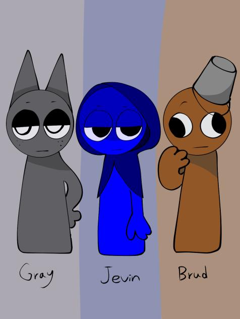 Gray, Jevin and Brud🌈 - ibisPaint