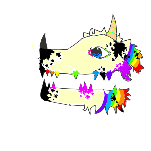 dragon puppet design - ibisPaint