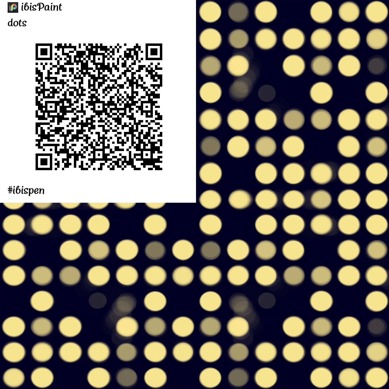 lighting dotted brush - ibisPaint