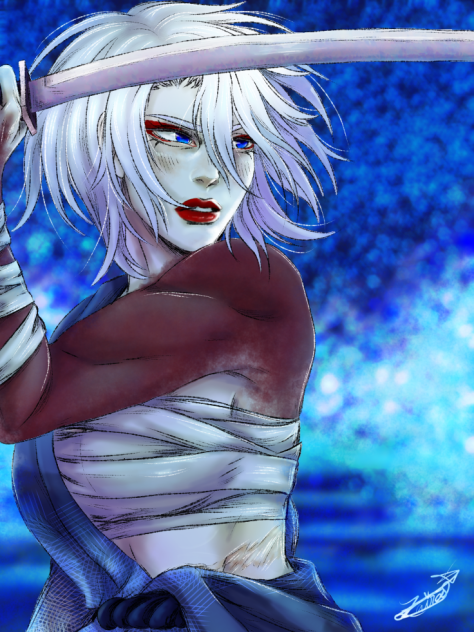 katana Jan Fukuda - ibisPaint