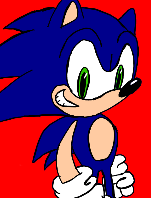 DreamCast Sonic - ibisPaint