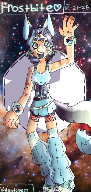 Frostbite-Drawing on paper lol - ibisPaint