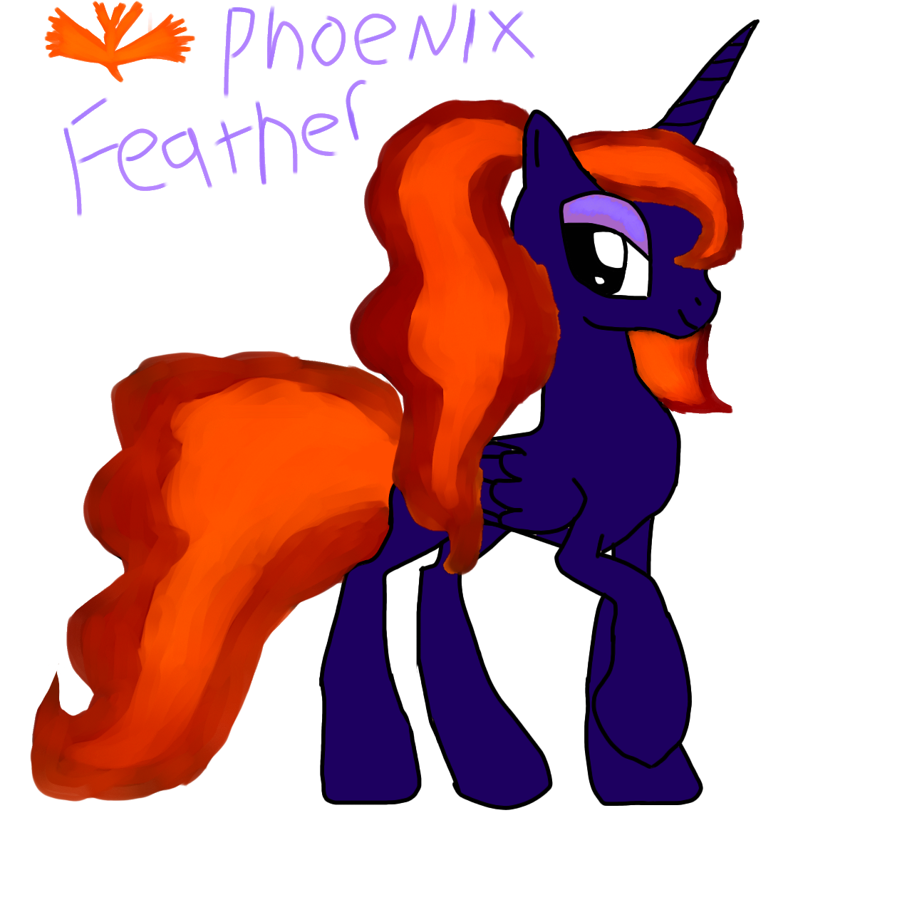Phoenix feather - ibisPaint