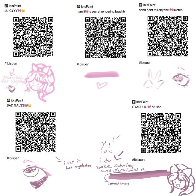 Mah brushesss - ibisPaint