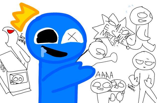 rainbow friends collab - ibisPaint