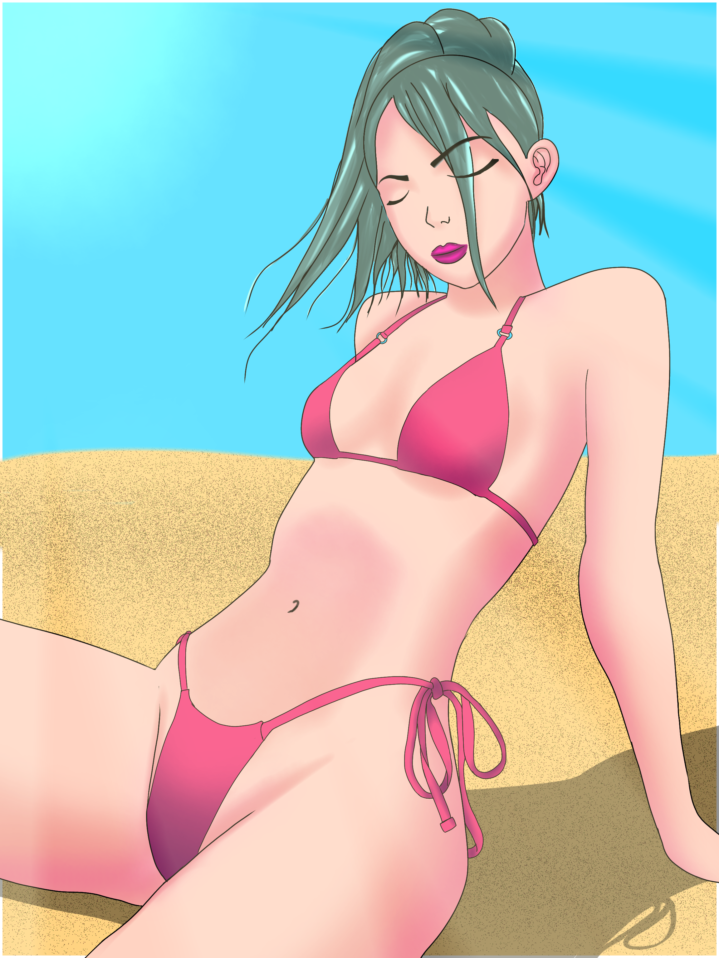 Bikini Lady - ibisPaint