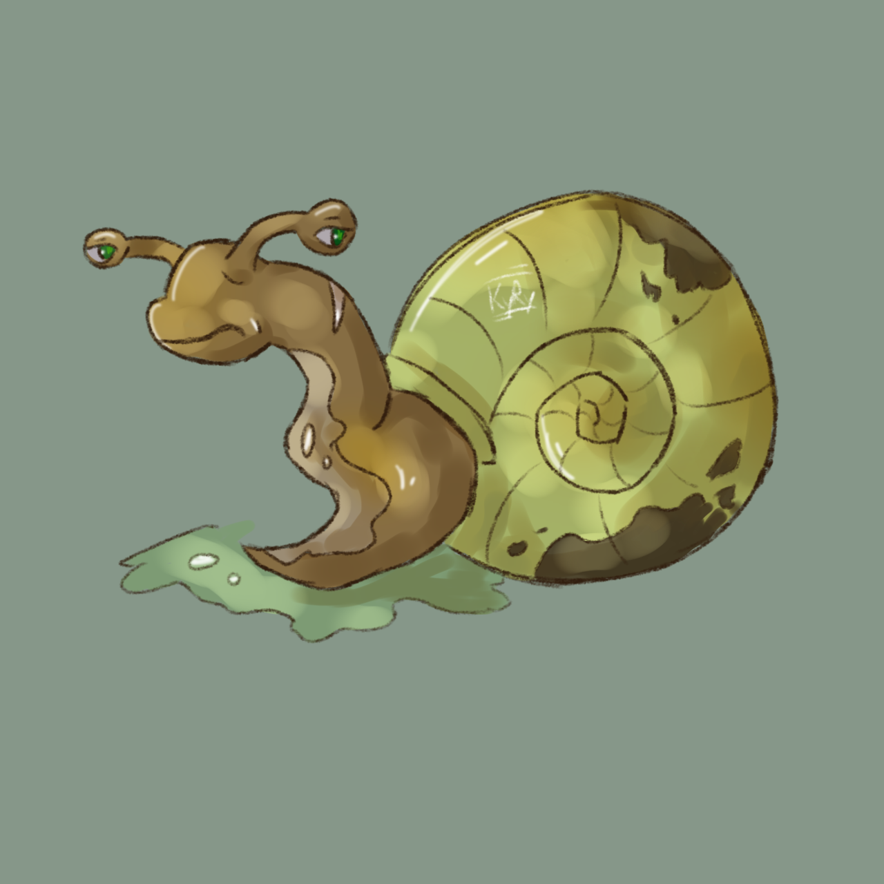 crusty ahh snail - ibisPaint