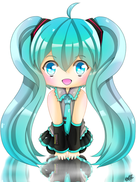 hatsune miku Chibi - ibisPaint