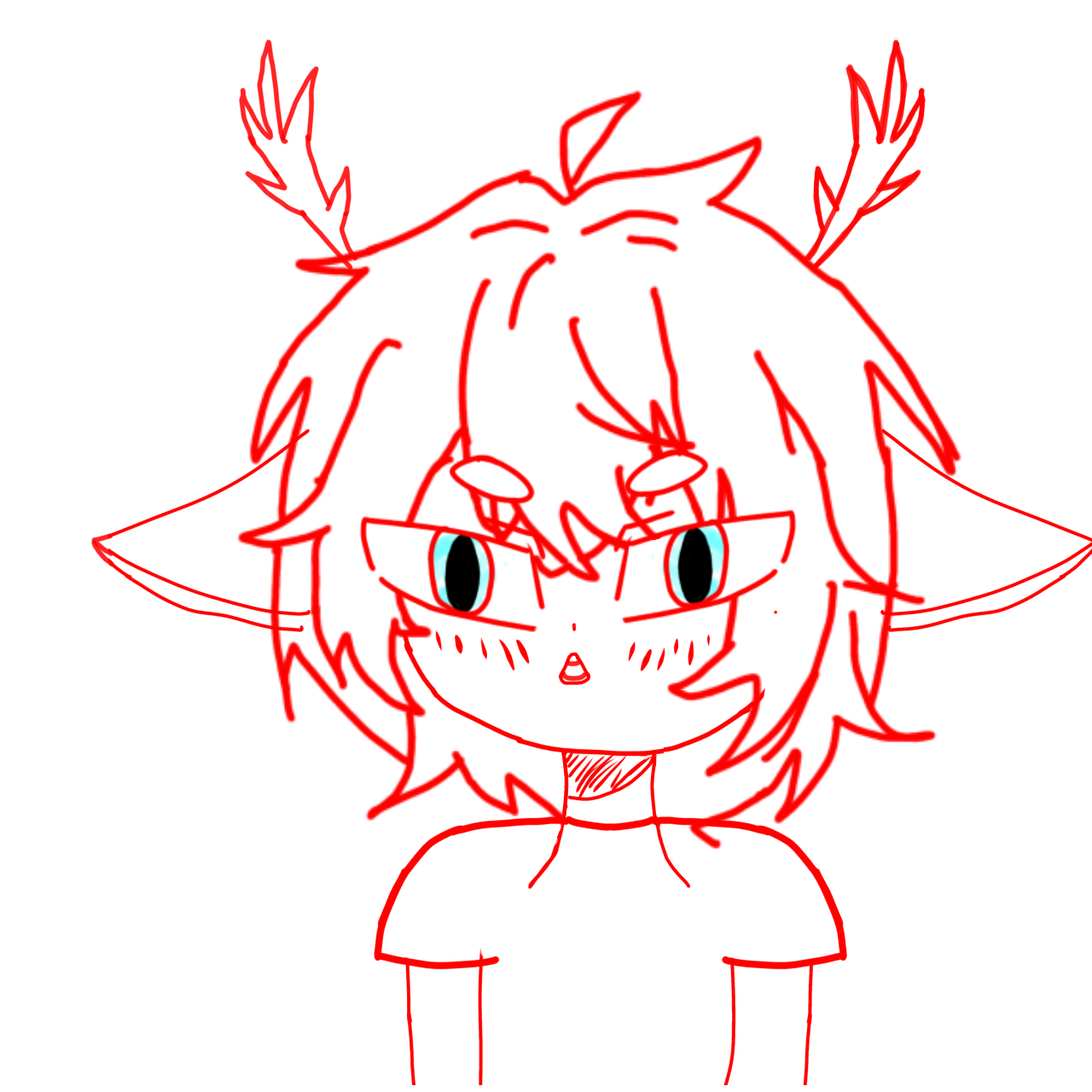 Non-binary deer - ibisPaint