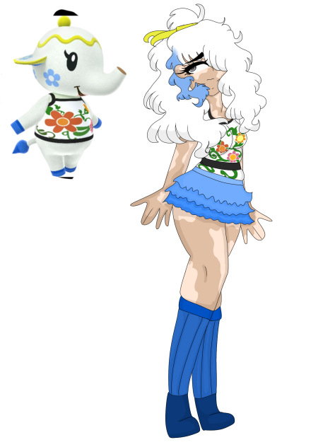 tia as a human!!!! - ibisPaint