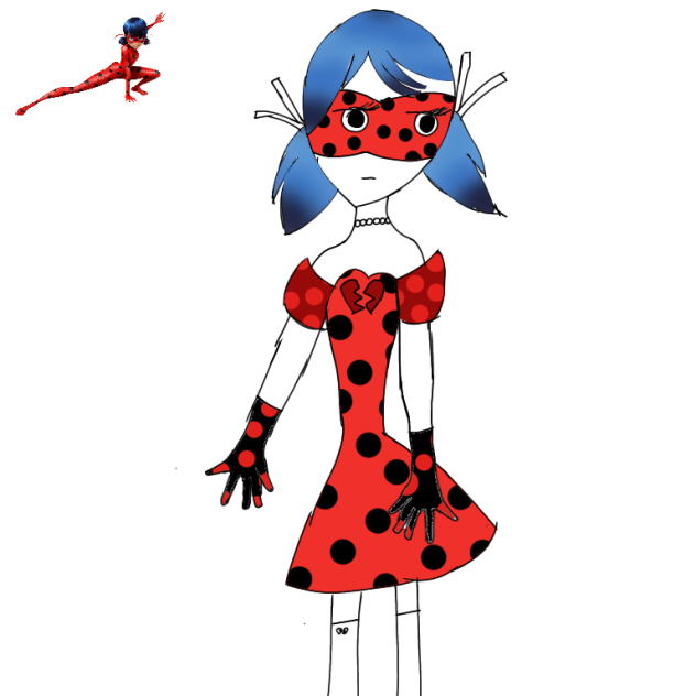 An Akuma got to ladybug TvT - ibisPaint