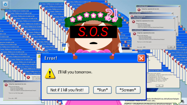 POV that one computer virus - ibisPaint