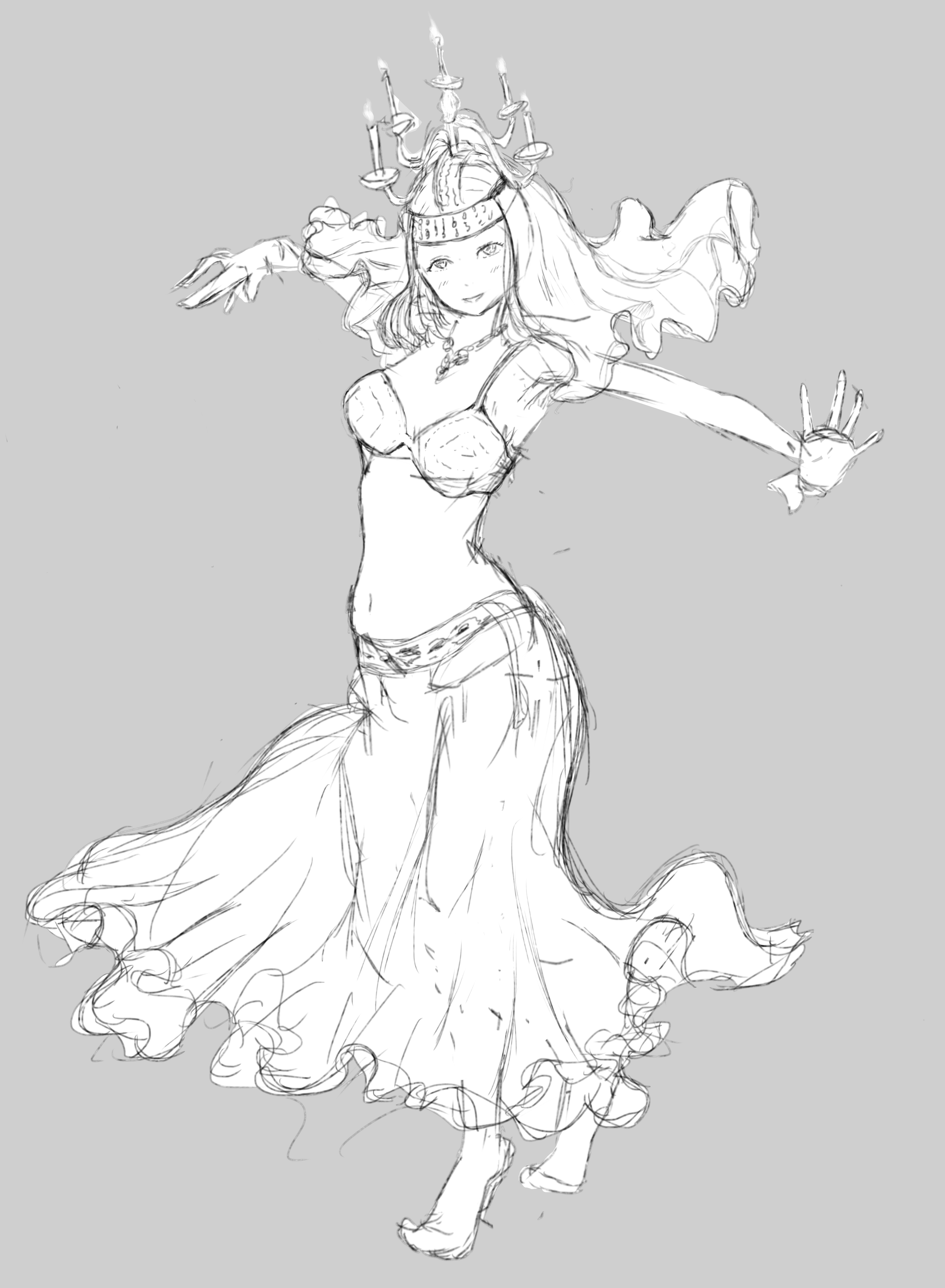 very very belly dance - ibisPaint