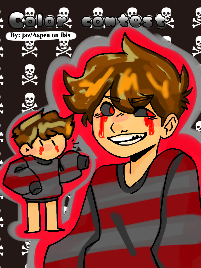 Creepypasta themed(Color contest) - ibisPaint