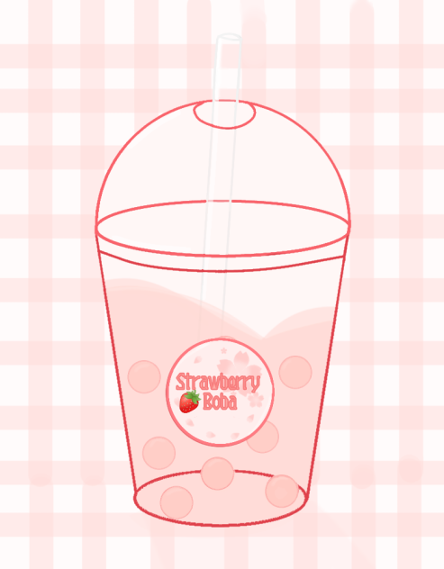 Bubble Tea(colored lineart) - ibisPaint