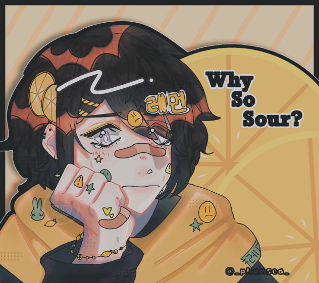 Why so sour🍋 - ibisPaint