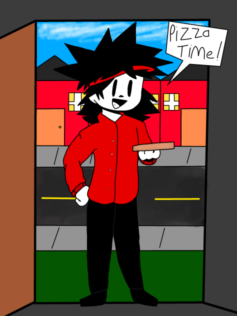 Pizza time - ibisPaint