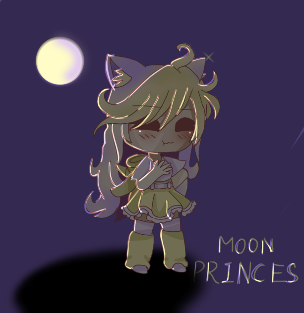 The moon princess-Gacha drawing - ibisPaint