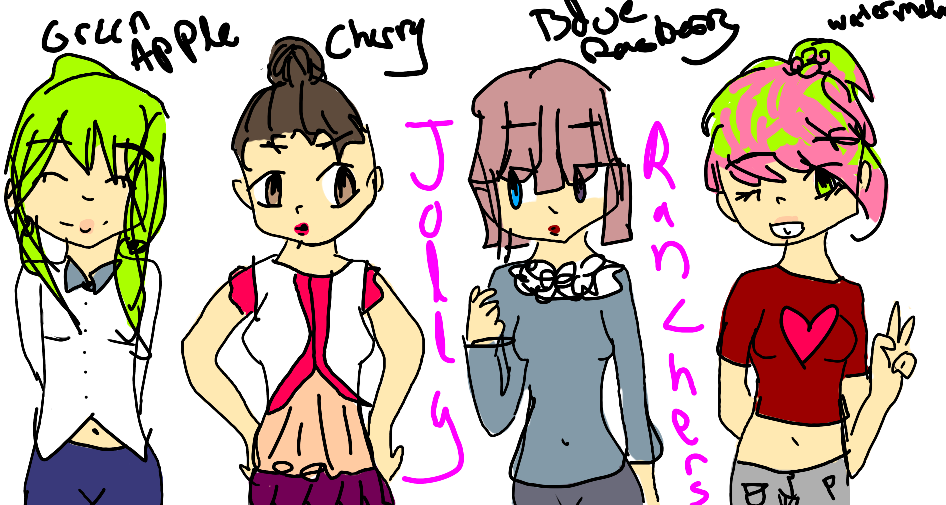 Jolly Rancher Human (Read Desc) - ibisPaint