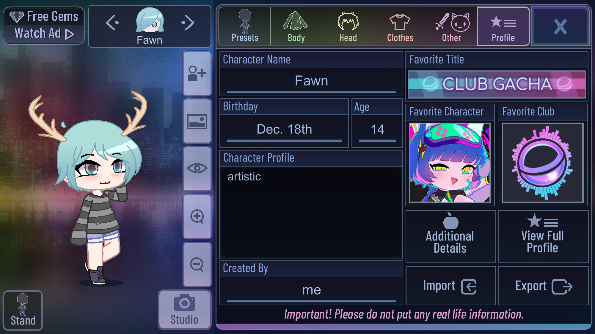 My OC Fawn - ibisPaint