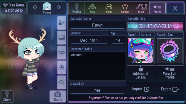 My OC Fawn - ibisPaint